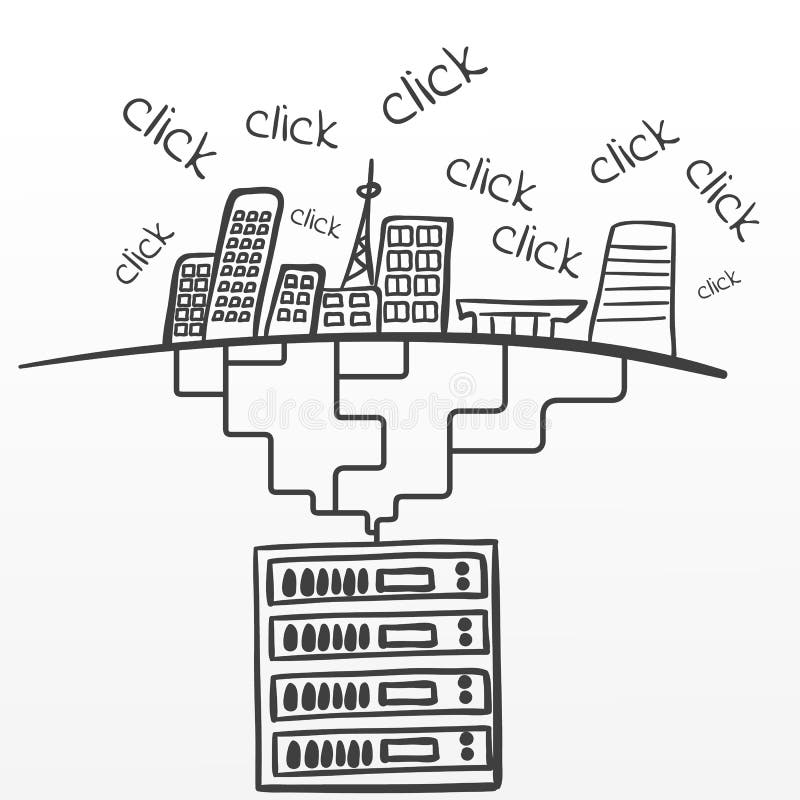 Big data mining stock vector. Illustration of cloud, analysis - 64570195