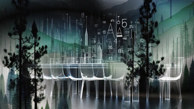 Big Data in and about the Natural World Stock Image - Image of ...