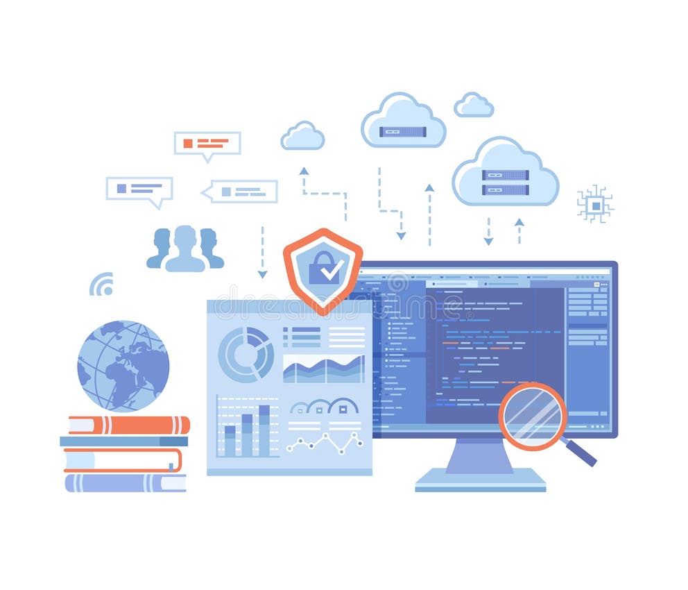 Business Processing Center Infographic Stock Illustrations – 553 ...