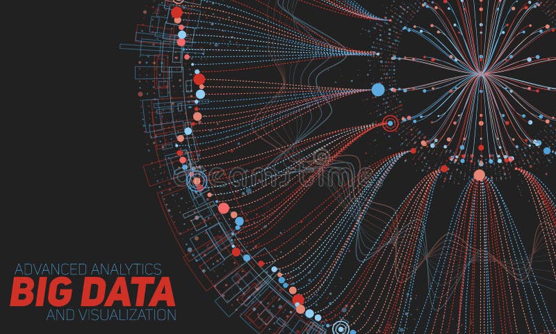 Big Data Round Visualization. Futuristic Infographic. Information ...