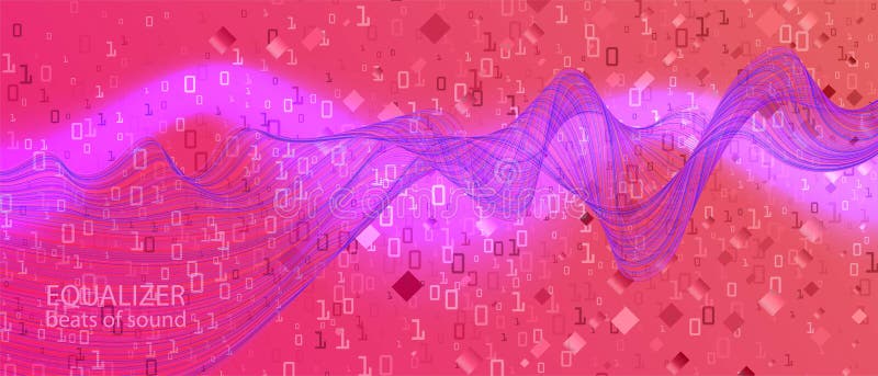 Big Data Sales Vector Wallpaper. Punk Equalizer Slide. Fractal Flow Code Matrix Falling Binary ...