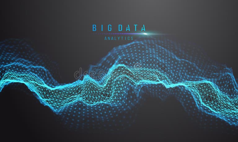 Big Data and Data Science. Futuristic Technology Data Visualization. Stock Vector - Illustration ...