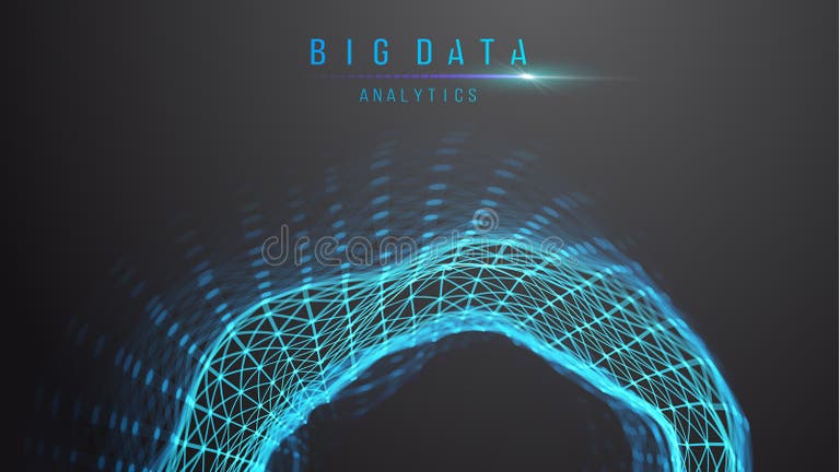Big Data and Data Science. Futuristic Technology Data Visualisation ...