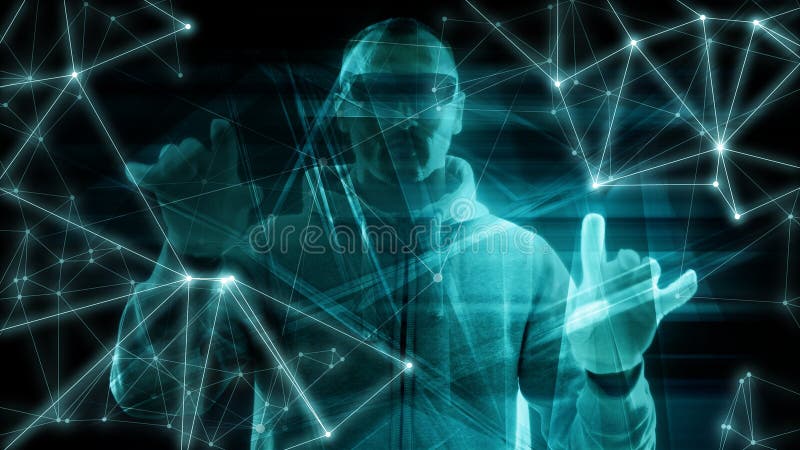 Big Data Security System Computer Code Numbers Deep Learning Digital Technology Algorithm Word