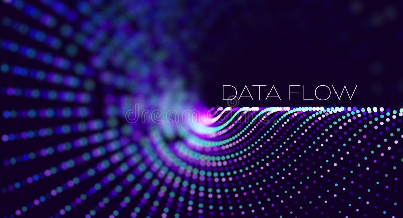 Vector Binary Code Background Gradient Texture Technology Concept Stock Vector Illustration 9725