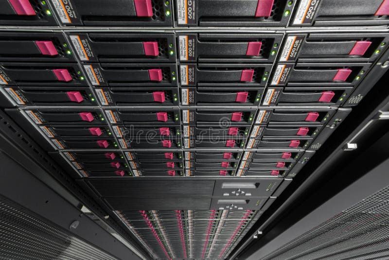Big data serer in rack stock photo. Image of internet - 30983864
