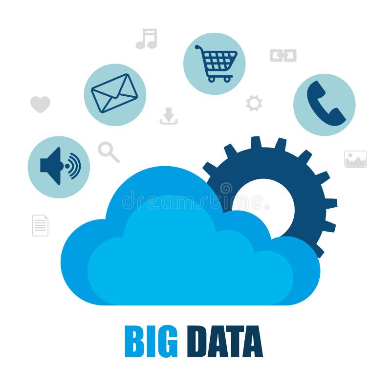 Big Data Icon Set Volume Stock Illustrations – 306 Big Data Icon Set ...