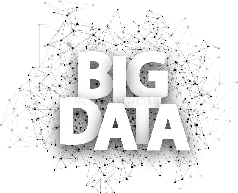 Big data sign Illustration stock illustration. Illustration of ...