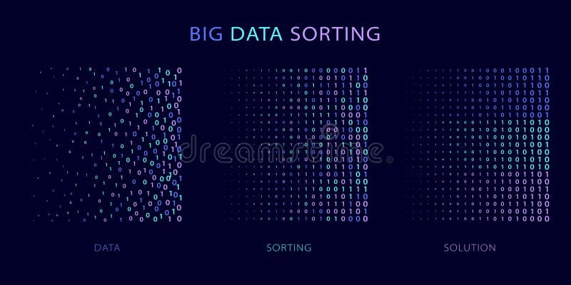 Big Data Sorting Information Stock Illustrations – 1,694 Big Data ...