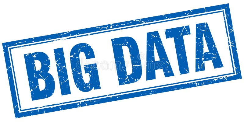 Big data stamp stock vector. Illustration of square - 125004044