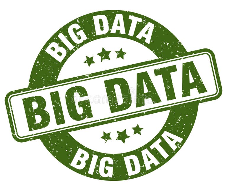 Big Data Stamp. Big Data Label. Round Grunge Sign Stock Vector ...
