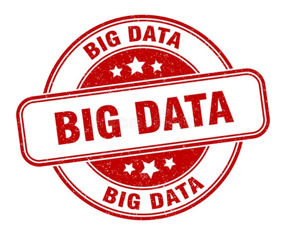 Big Data Stamp. Big Data Round Grunge Sign Stock Vector - Illustration ...