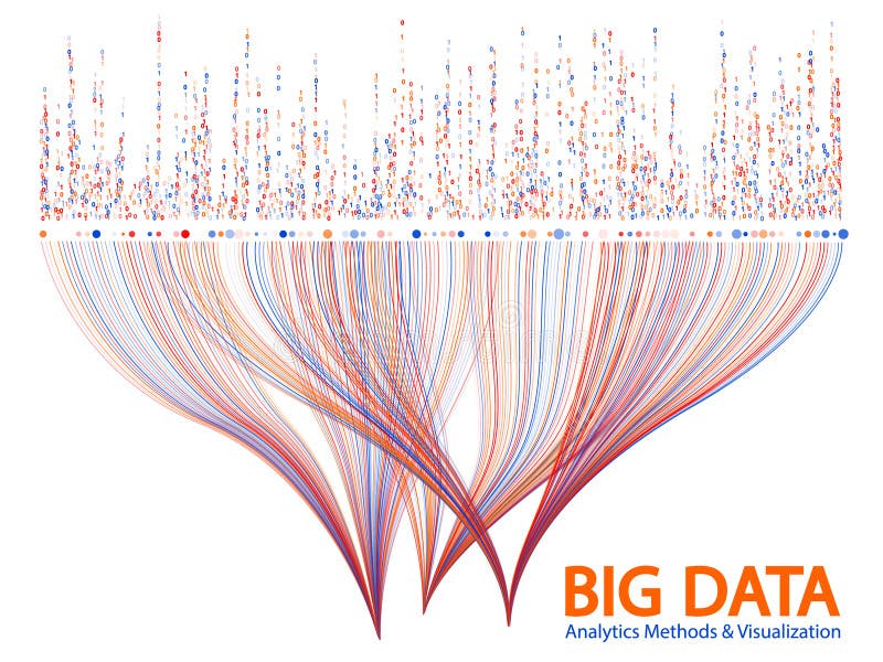 Digital Big Data Visualization Concept, Futuristic Infographic Business Analytics Presentation ...