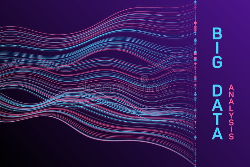 Big Data Statistical Methods Visualization Concept Vector Design Stock