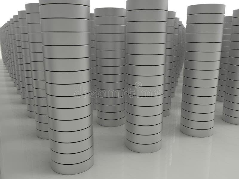 Data Cylinders Stock Illustrations – 235 Data Cylinders Stock ...
