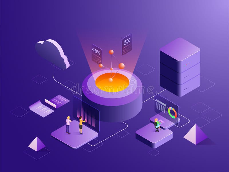 Big Data Storage or Data Analysis Concept Based Isometric Design Stock ... Big Data Storage or Data Analysis Concept Based Isometric Design Stock ...