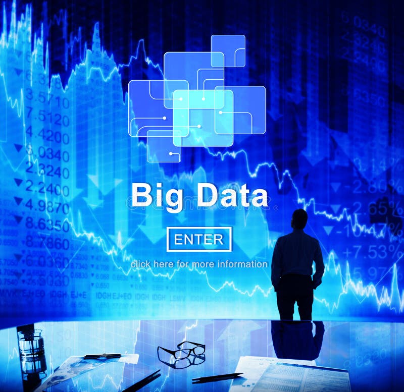 Big Data Storage Online Internet Memory Data Concept Stock Photo ...