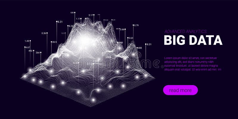 Big Data Stream Concept, Business Analytics. Stock Vector ...