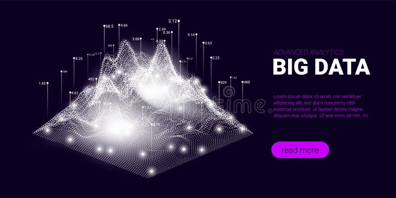 Big Data Stream Concept, Business Analytics. Stock Vector ...