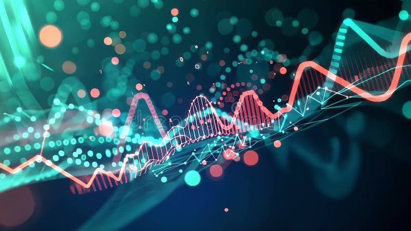 Big Data Stream Flowing Showing Digital Information Network, Visualization Concept Stock Video ...