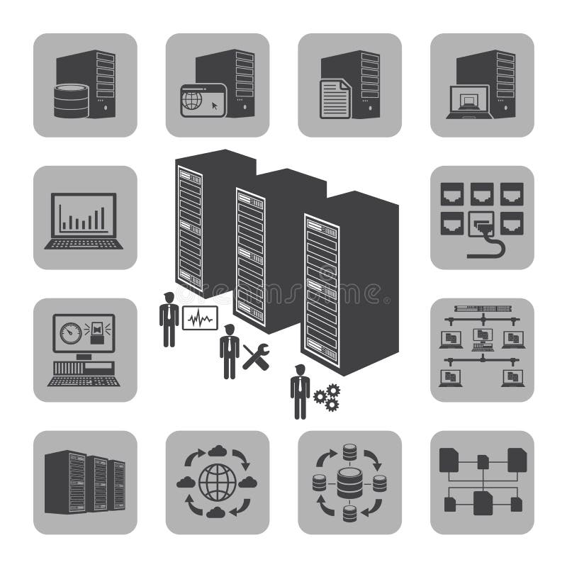 Big Data, System Infrastructure Stock Vector - Illustration of icon ...