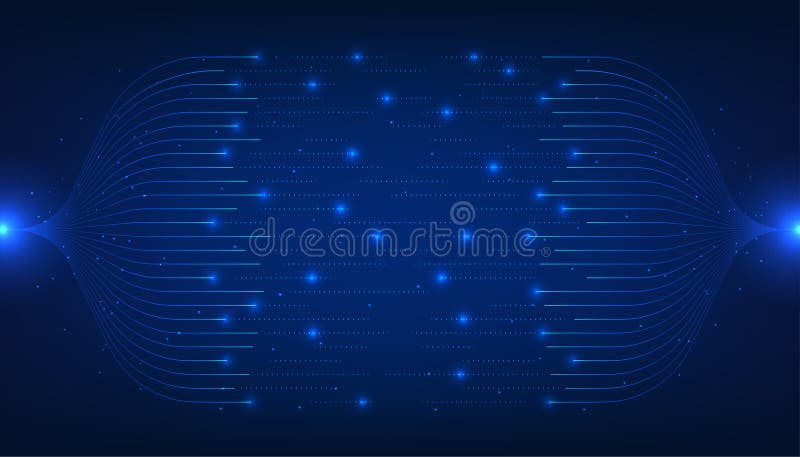 Big Data Technology Background Shows Links To Exchange Digital Command ...