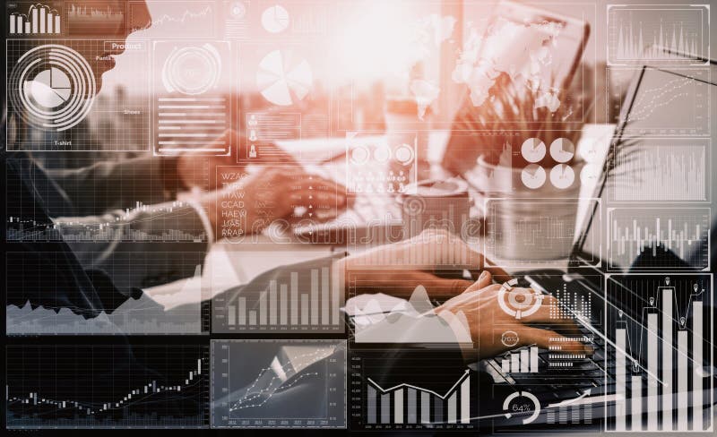 Big Data Technology for Business Finance Concept. Uds Stock Photo ...