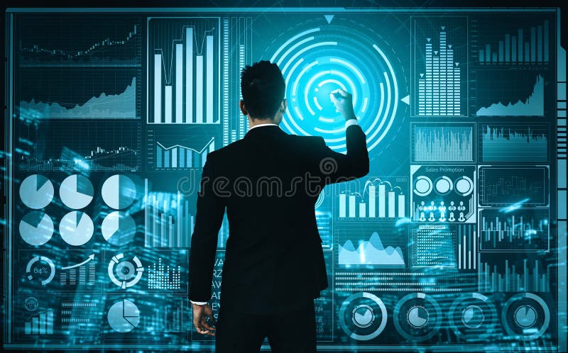 Big Data Technology for Business Finance Concept. Uds Stock Photo ...