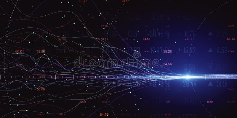 Big Data and Technology Concept Stock Illustration - Illustration of ...