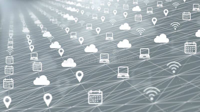 Big Data Technology Data And Binary Code Network Conveying Connectivity