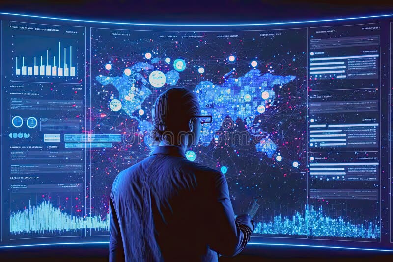 Big Data Technology En Data Science. Gegevenswetenschapper Die Complexe ...