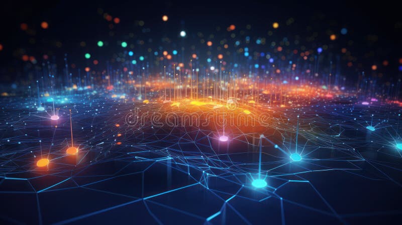 Big Data Technology and Data Science Illustration Stock Photo - Image ...