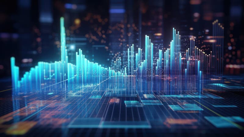 Big Data Technology and Data Science Illustration Stock Illustration ...