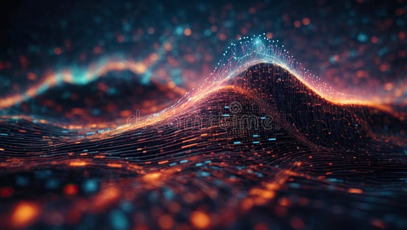 Big Data Technology and Data Science Illustration Stock Illustration ...