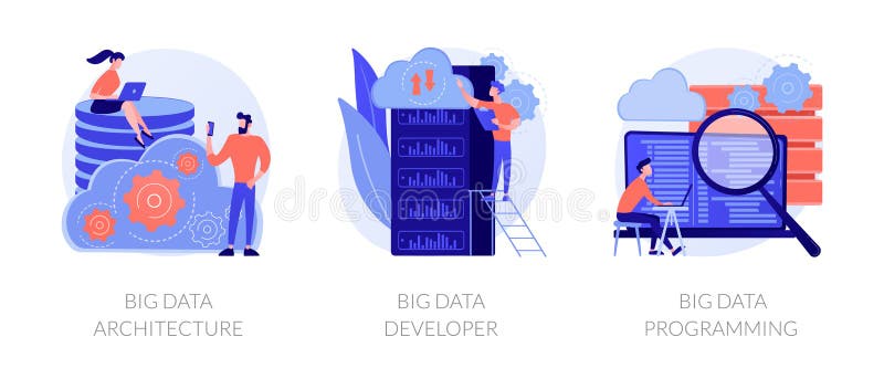 Big Data Technology Vector Concept Metaphors Stock Vector ...