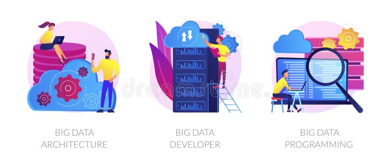 Big Data Technology Vector Concept Metaphors Stock Vector ...