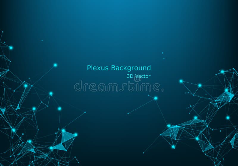 Big Data Text Illustration with Dot Connection As Background Vector ...