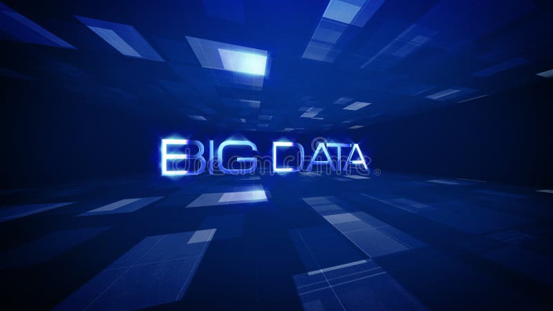DATA Text Made of Pixels on the Screen, 3D Animation Stock Footage ...