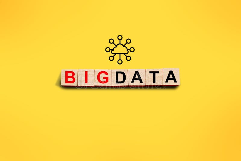 Big Data, Text Symbol Icon, Business Terms Stock Photo - Image of ...