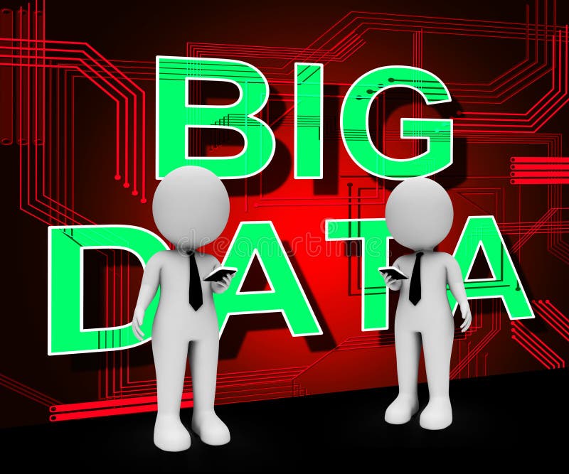 Big Data Tools Digital Toolbox 3d Rendering Stock Illustration ...