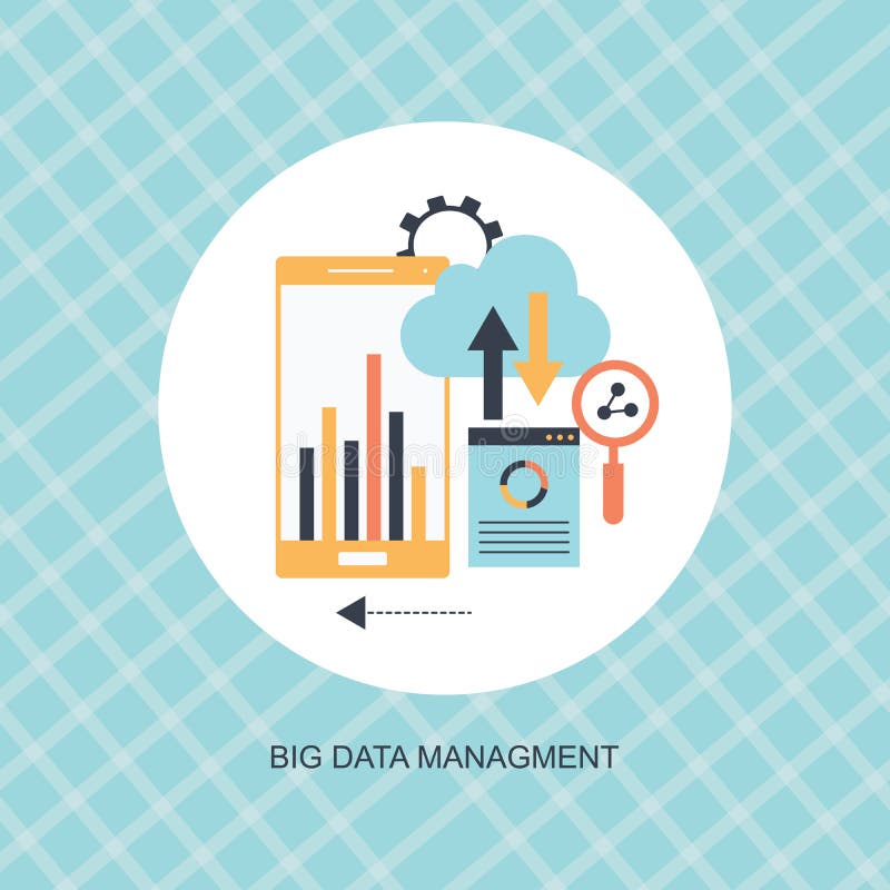 Big Data Typographic Design Stock Illustration Stock Illustration ...