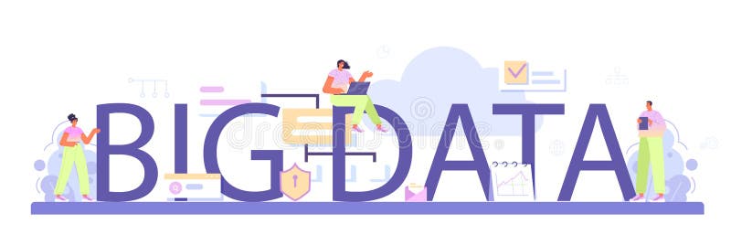 Typographic Data Header Stock Illustrations – 484 Typographic Data ...