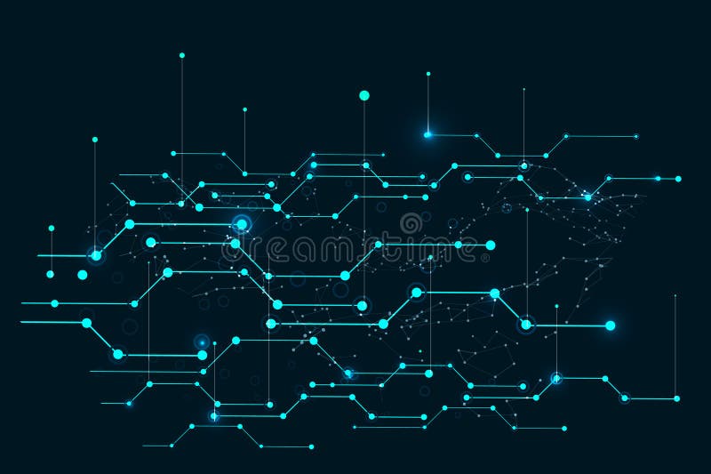 Big Data Visual Information Background. Social Network Concept ...