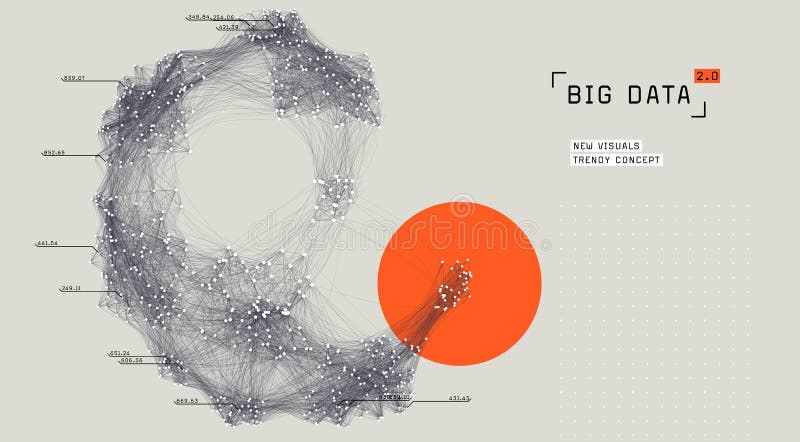 World Map Big Data Visualization Abstract Data On Map Global Activity