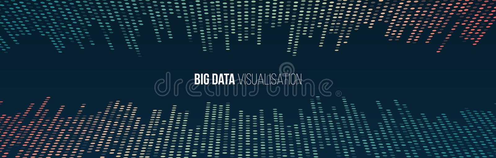 Big Data Visualization. Information Analytics Concept Stock Vector ...