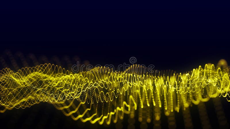 Big Data Visualization. Abstract Dynamic Particles. Futuristic Wave on ... Big Data Visualization. Abstract Dynamic Particles. Futuristic Wave on ...