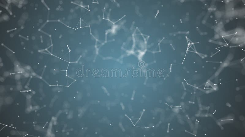 Big Data Visualization Abstract Nanotechnology Skyblue Color Plexus Background Mesh