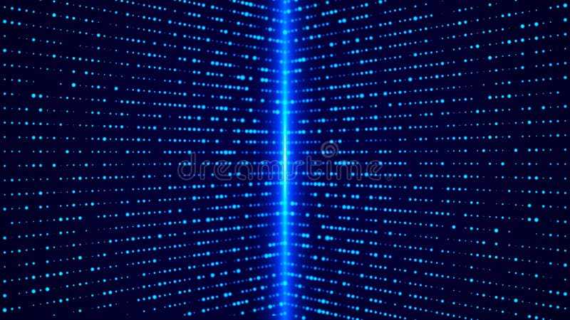 Big Data Visualization Abstract Particles Background Visual Information Computer Code Data