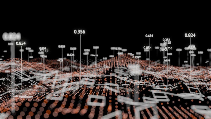 Big Data Visualization Abstract Structure Stock Illustration Illustration Of Mesh Polygon