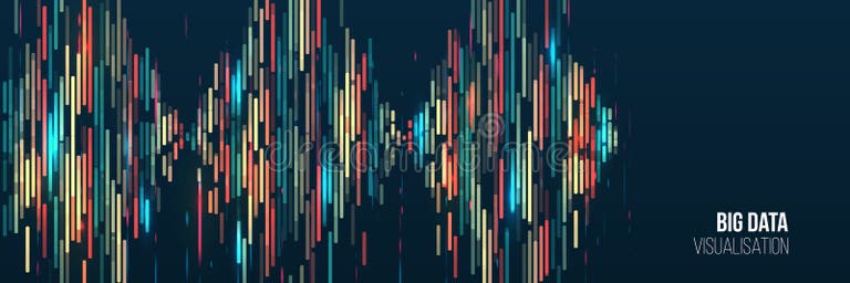 Big Data Visualization Algorithms. Computer Technology Sorting Data ...